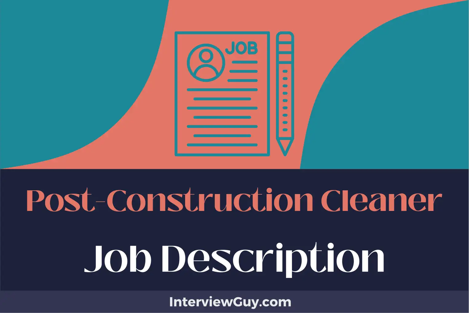 Post Construction Cleaner Job Description Updated For 2025 